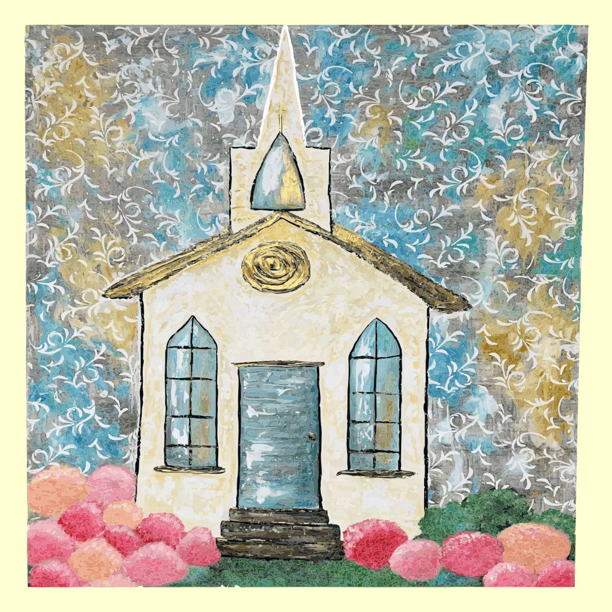 Kristie Church Square Pillow Swap – LuckyBird Apparel & Home, Inc.