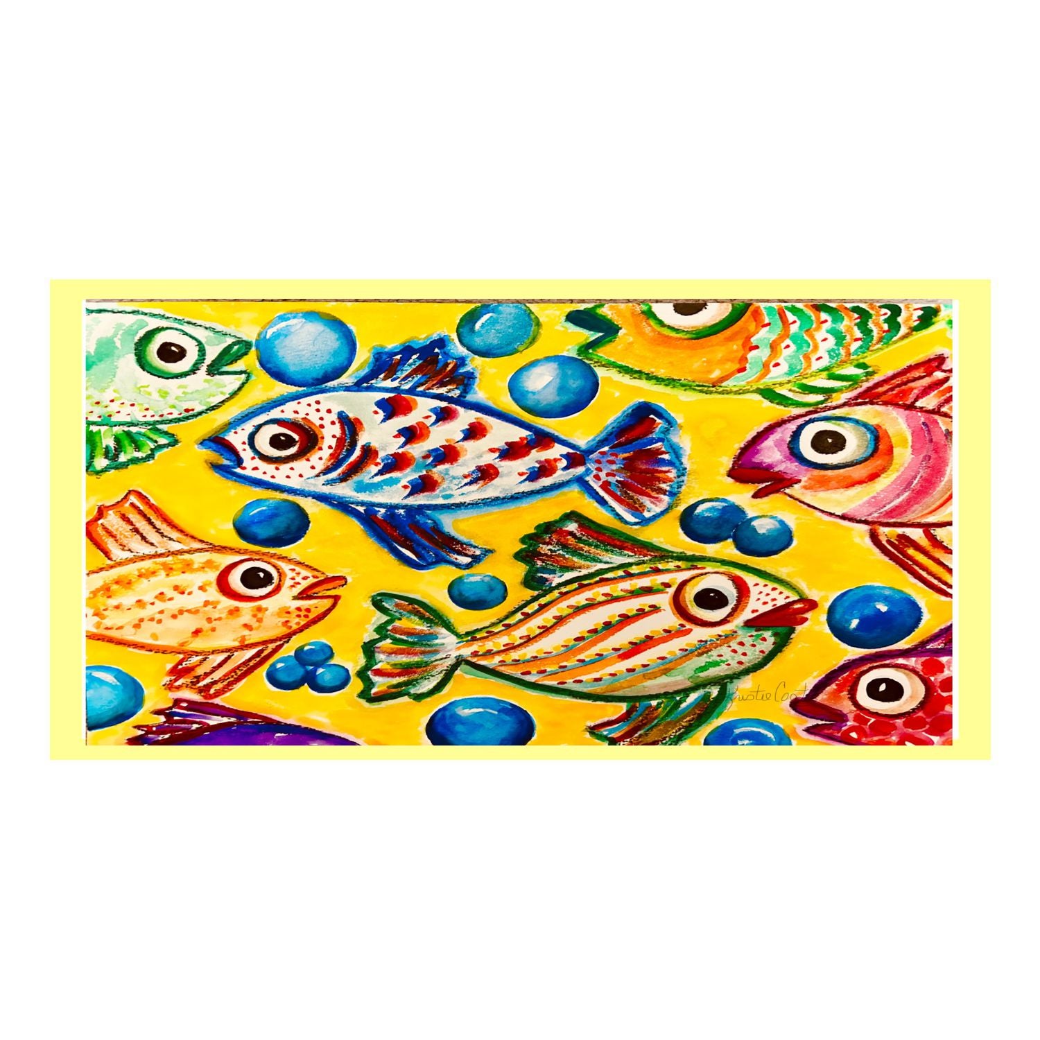 KRISTIE BUBBLE FISH SWAP – LuckyBird Apparel & Home, Inc.